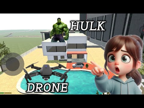 Drone Camera & Hulk In Indian Bikes Driving 3D - YouTube