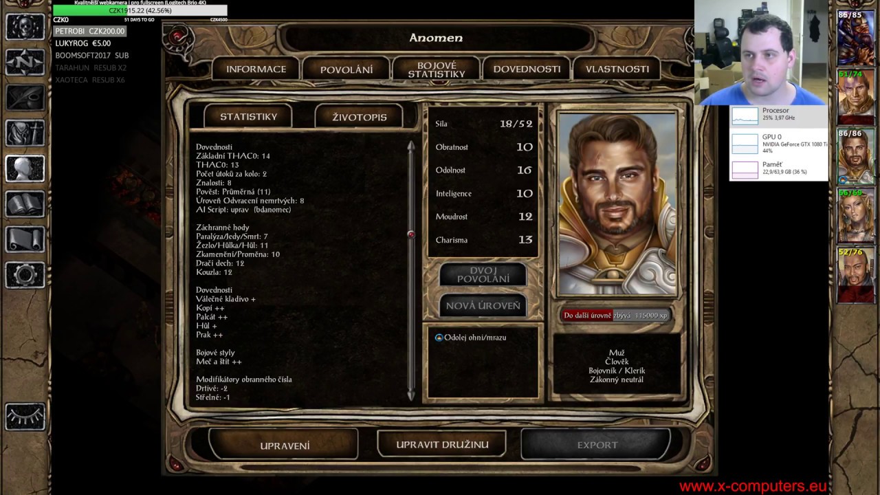 Baldur's Gate 2 - E02 - Anomen, Jan Jansen, Edwin (Jan Prušák, 4K ...