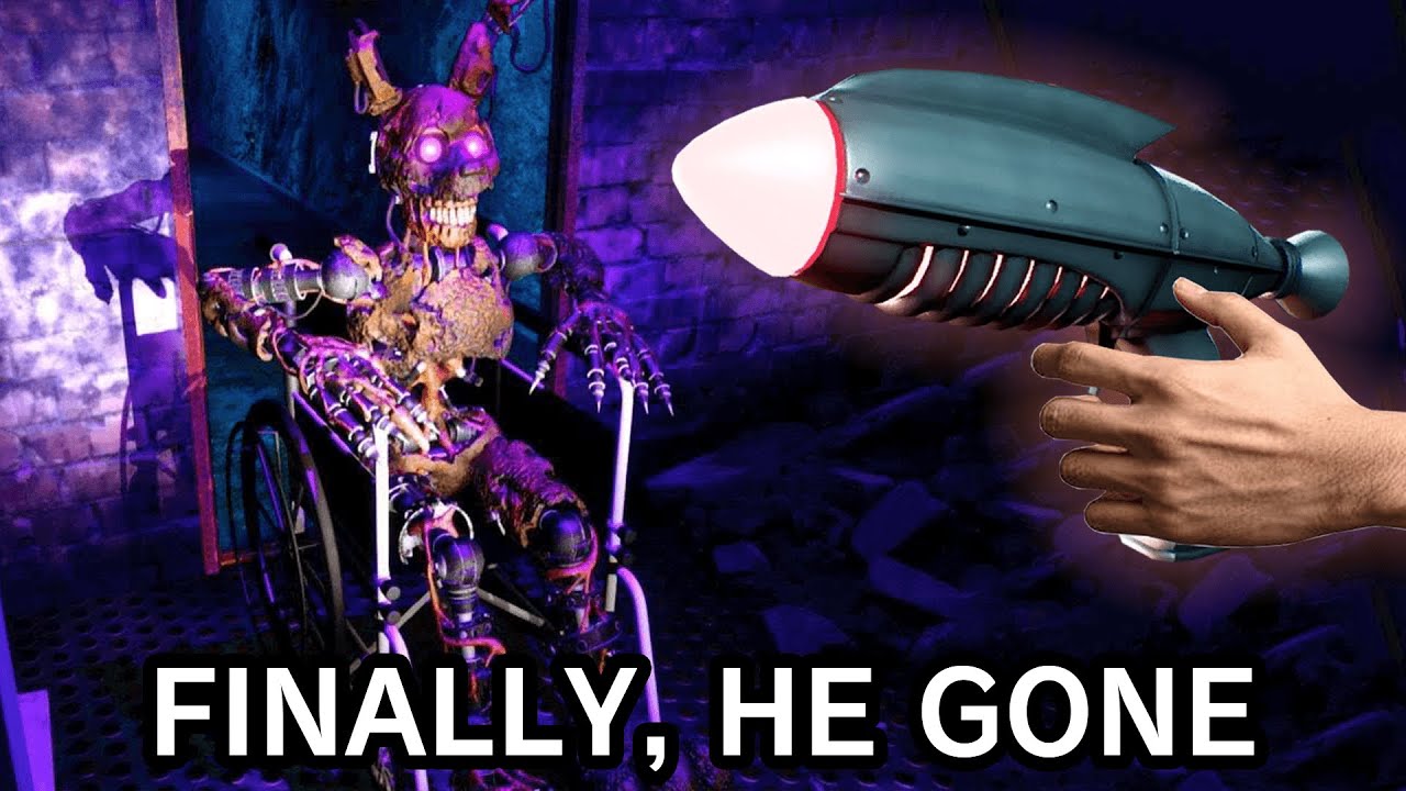 THROWING SPRINGTRAP 6 FEET UNDERGROUND | FNAF SB ENDING - YouTube