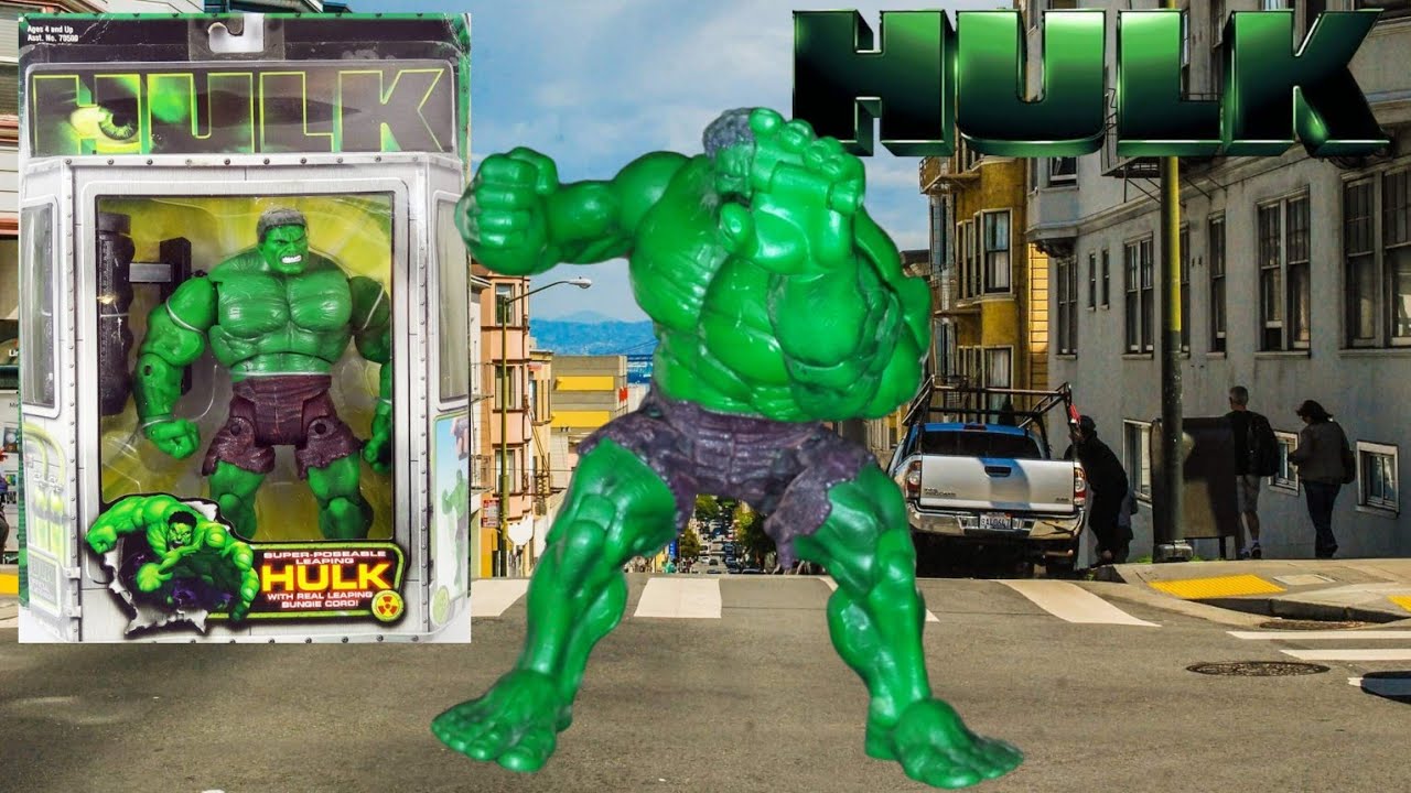 Hulk Super Poseable 2003 Leaping Hulk (Hulk Saltador Super Articulado ...
