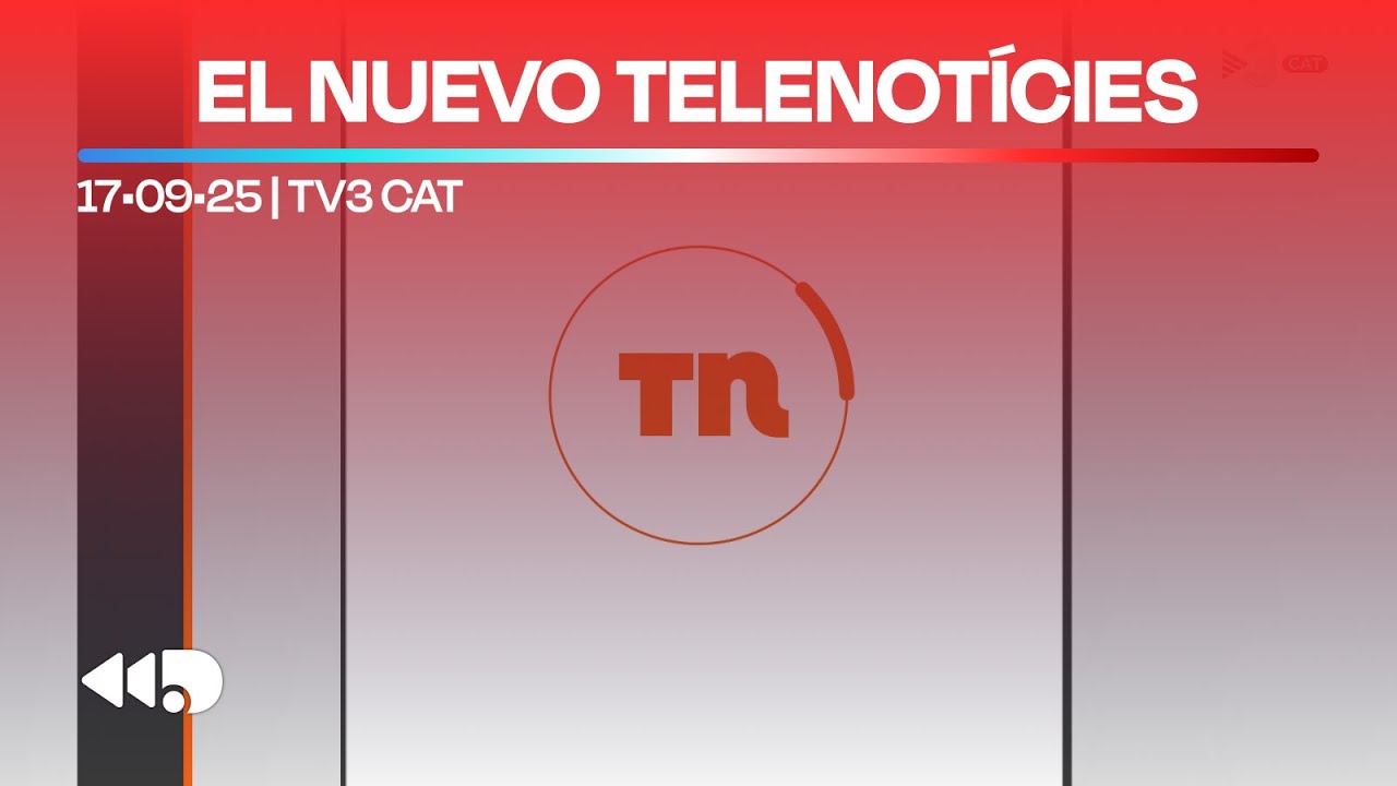 TV3 CAT - Telenotícies Vespre - Nuevo plató y rótulos (17/09/2025 ...