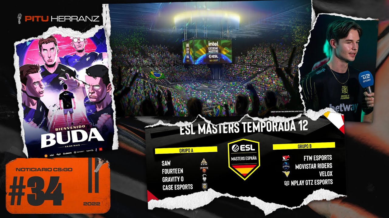 Todo el Major con público, Juega MRS en Pro League, Buda entra a 9z | Noticiario #34 CS:GO - YouTube