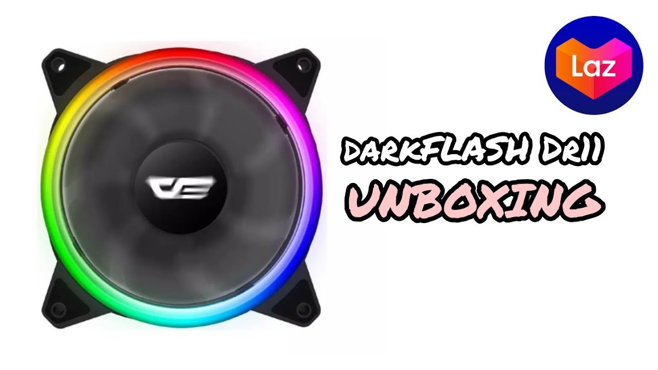 DarkFLASH DR11 FANS UNBOXING - YouTube