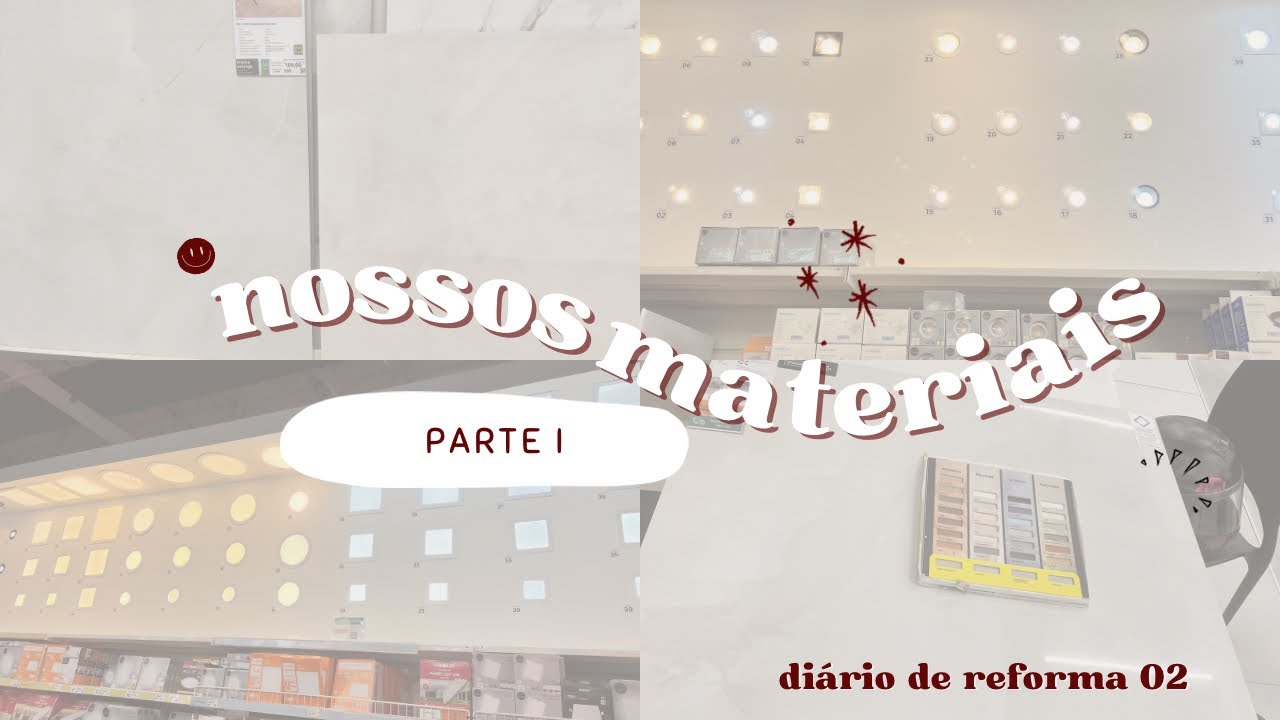 COMPRAS DE MATERIAL + DICA | Diário de reforma 02 - YouTube