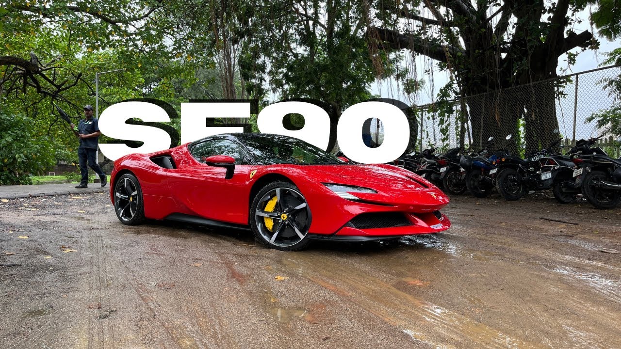 Mumbai latest Ferrari sf90 🕷️ | India #cars #carspotting #mumbai - YouTube