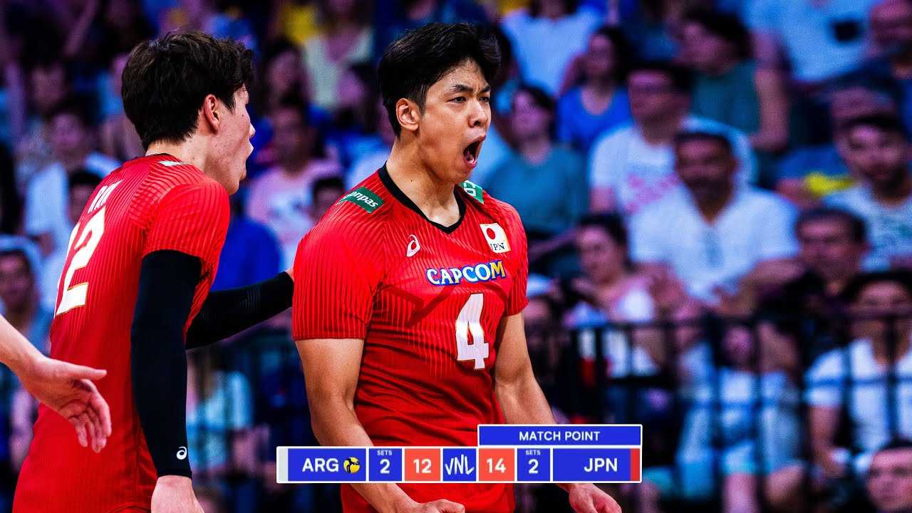Kento Miyaura Dominated Against Argentina in Volleyball Nations League 2023 !!! - YouTube