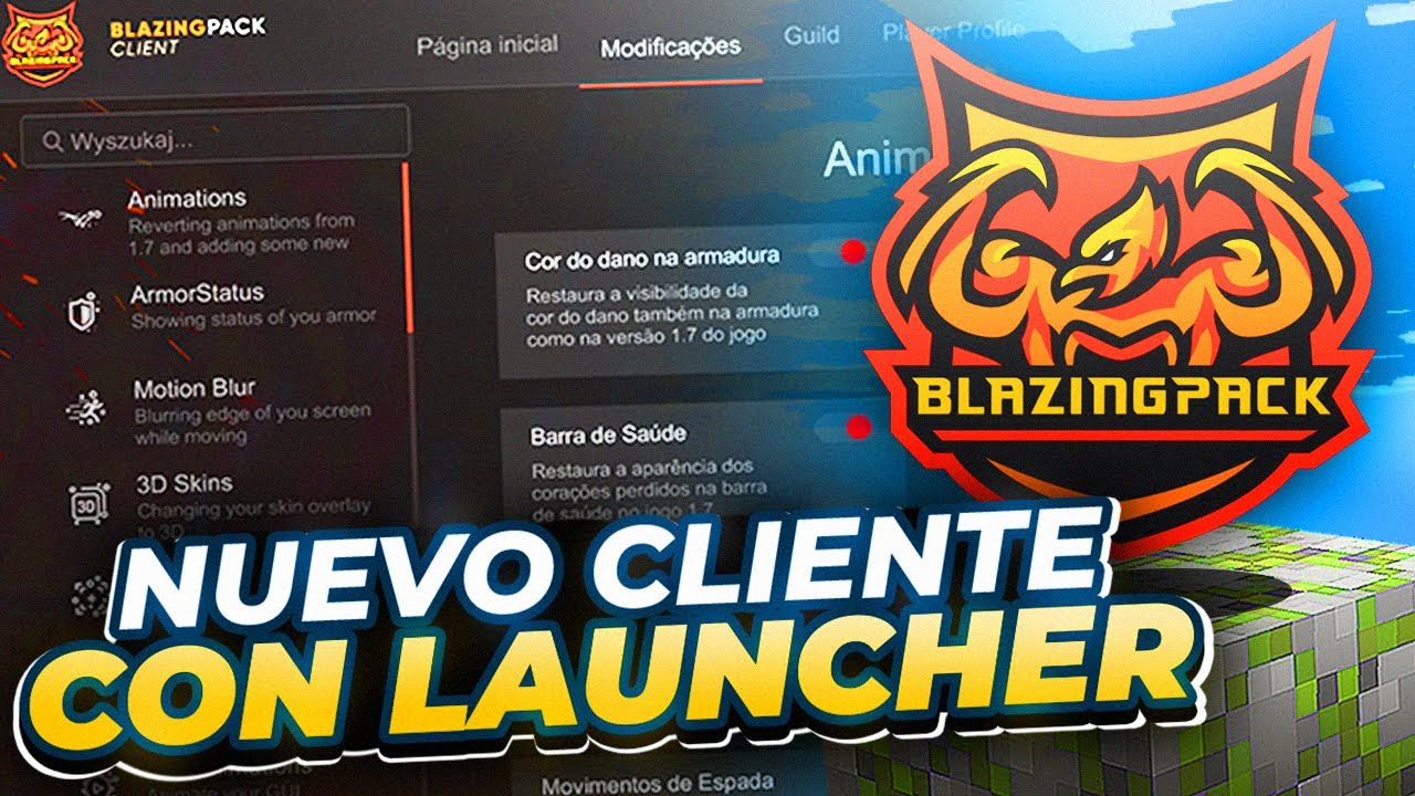 EL NUEVO CLIENTE con LAUNCHER para MINECRAFT NO PREMIUM y SUBIR FPS ...