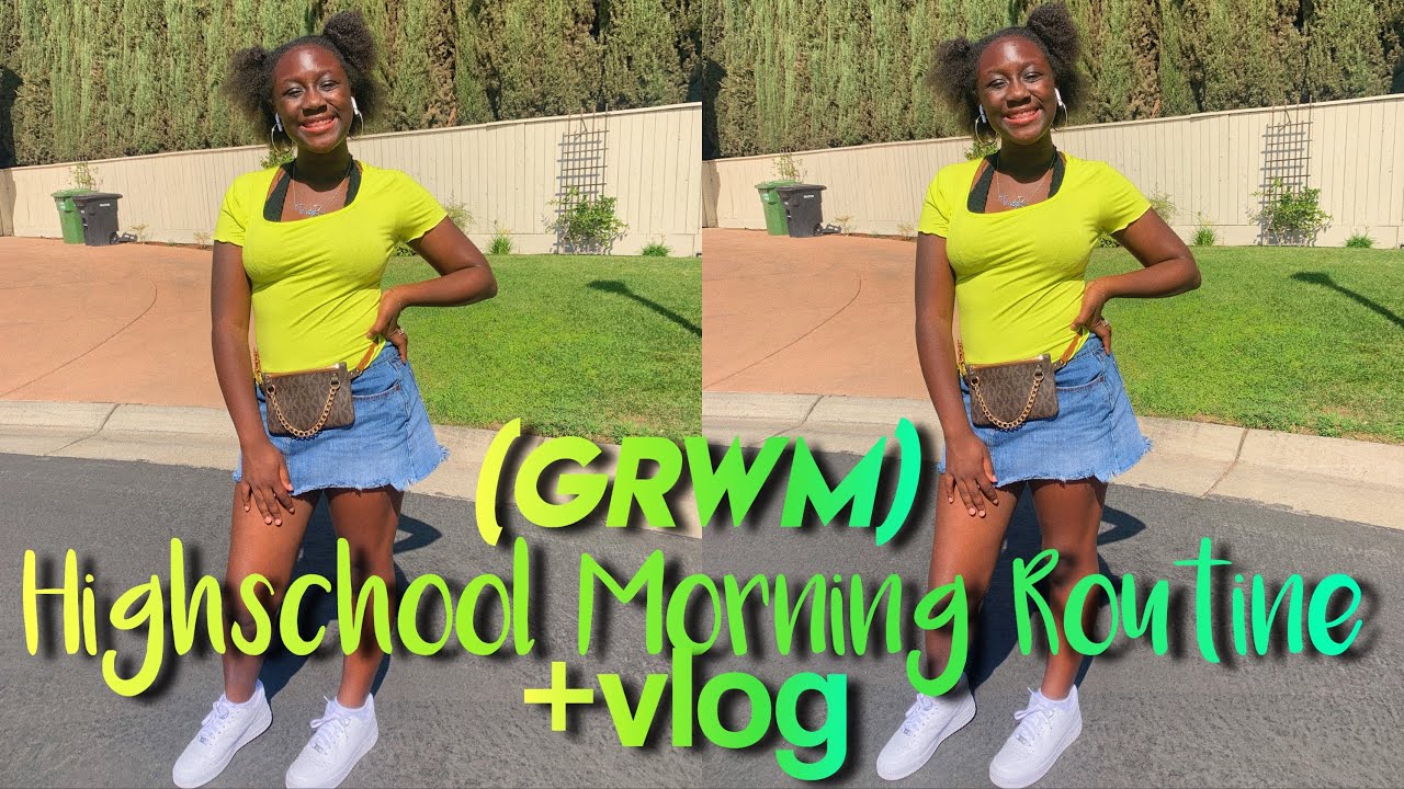 High-School Morning Routine & Vlog 2019 | LifeWithTrin - YouTube