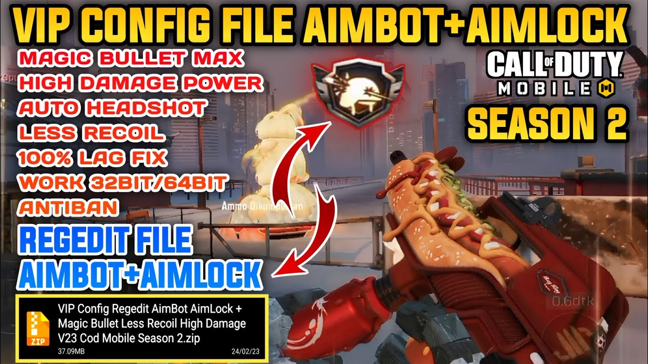 Update COD MOBILE Season 2 Regedit Aim Bot+AimLock config file codm ...