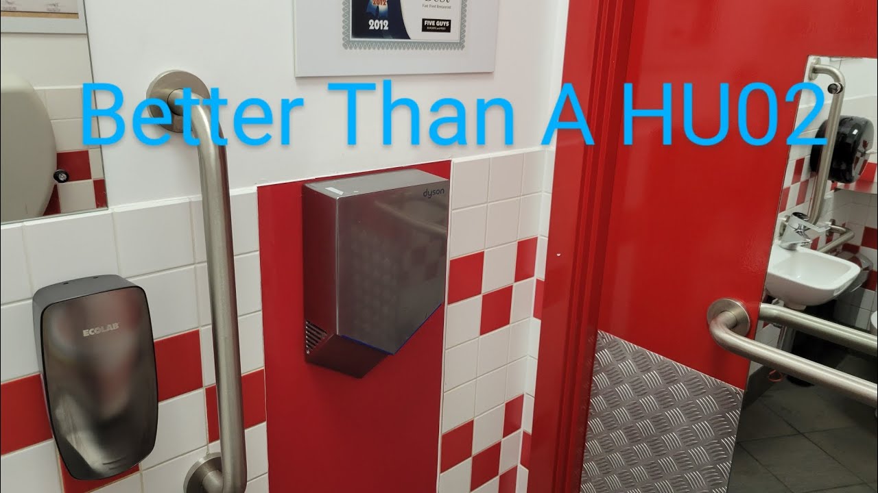 Dyson Airblade V AB08 At Five Guys In New Street Station, Birmingham ...
