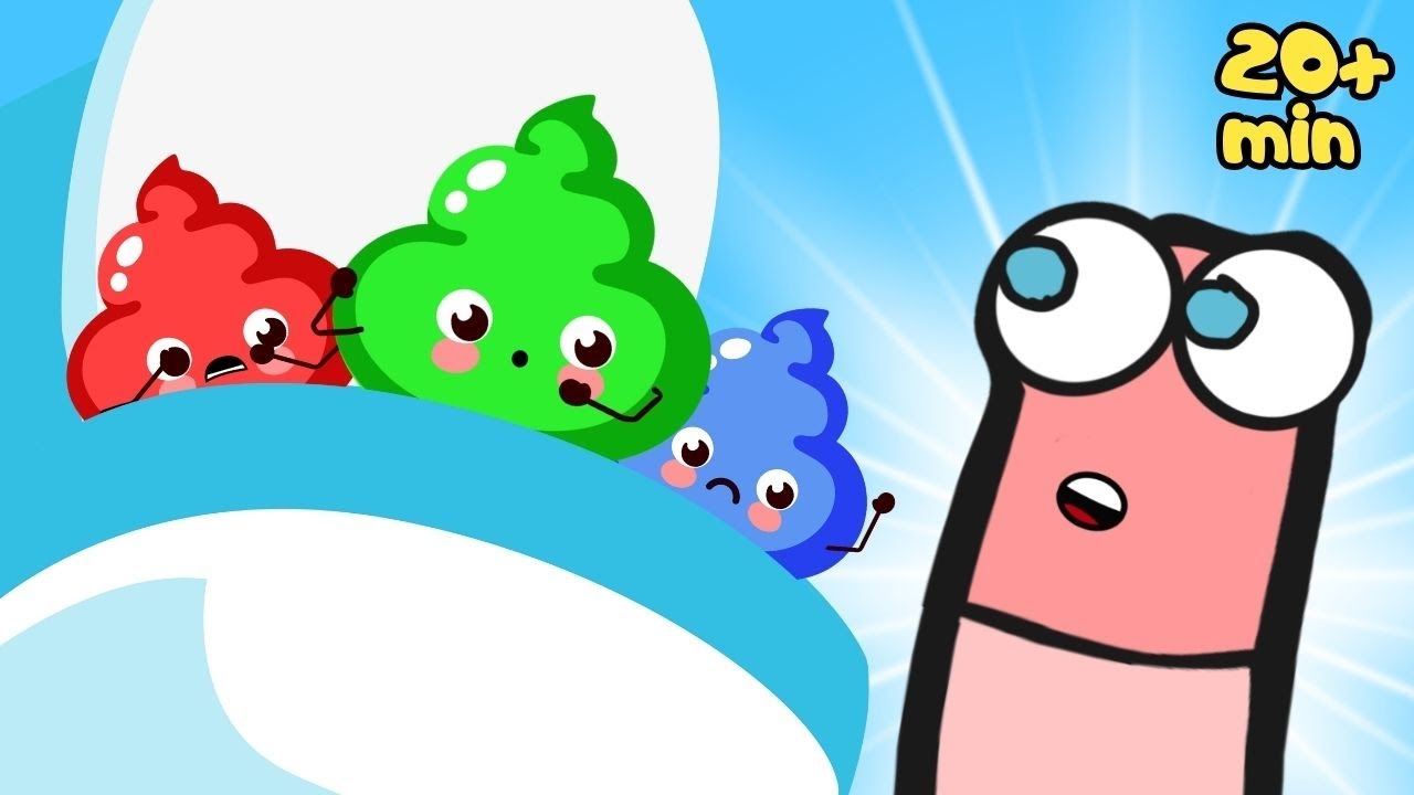 Rainbow Monster Poo Song | Silly Healthy Habits Songs for Kids - YouTube