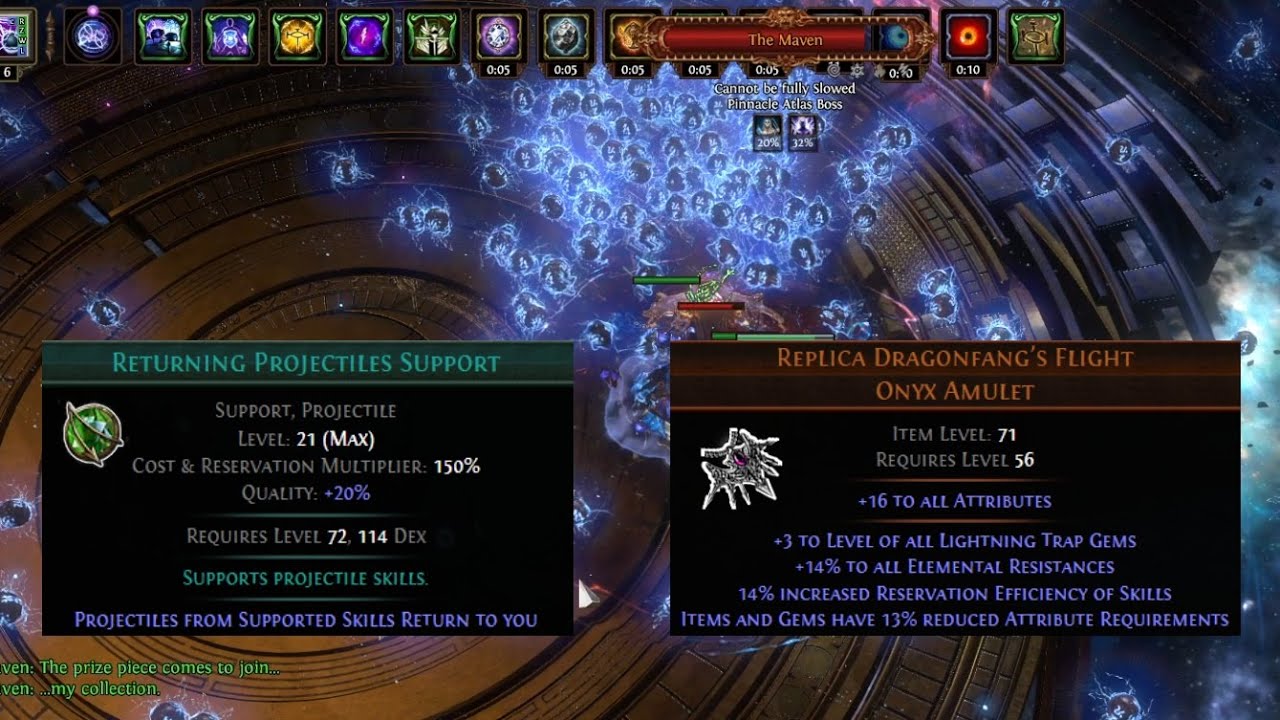 PoE 3.22 - Lightning Trap Saboteur - Build guide / Map showcase - YouTube