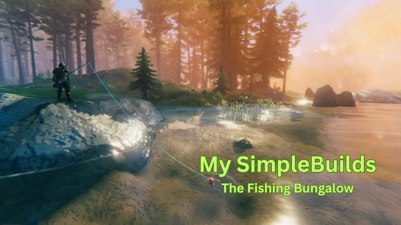 Valheim - My simple builds #4 - The Fishing Bungalow - YouTube