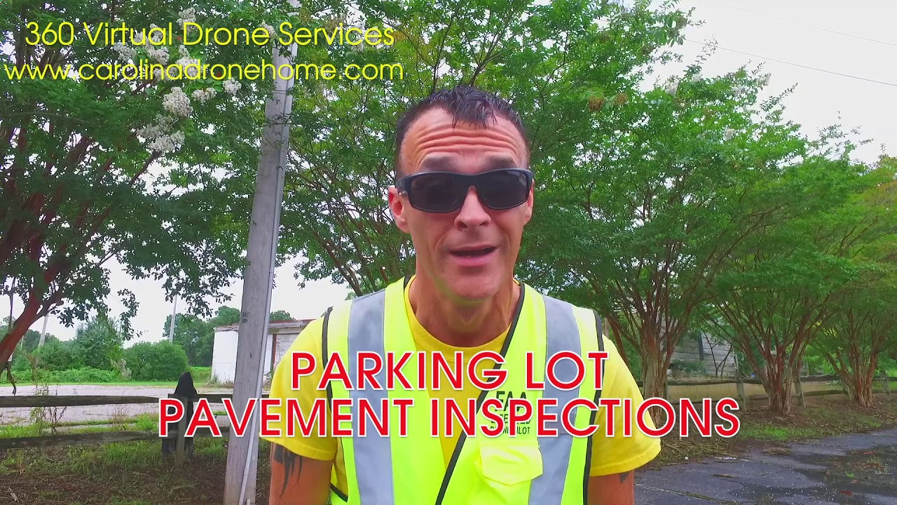 Here is how you collect detailed data for a parking lot inspection ...