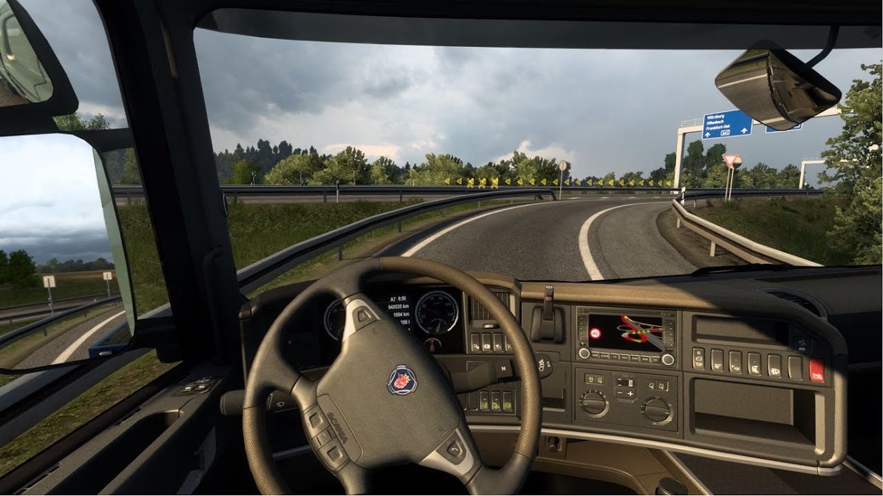 ETS2 | Wheel Loader Delivery | Kassel to Frankfurt | Realistic Truck ...