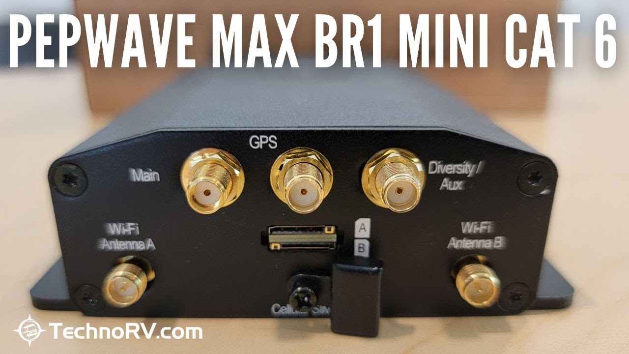 Pepwave Max BR1 Mini Cat 6 LTE Advanced Modem - YouTube