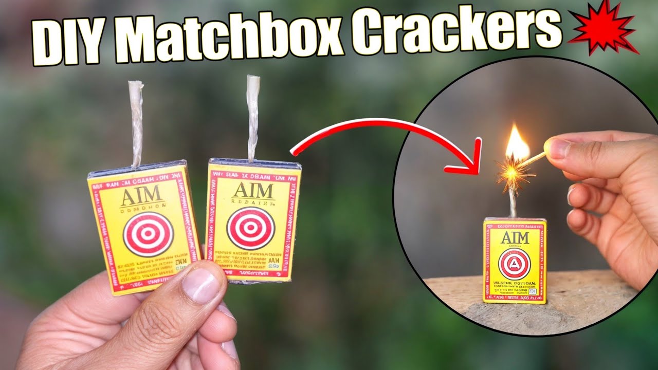 100% Working Matchbox बॉम्ब | how to make crackers with matchbox | how ...