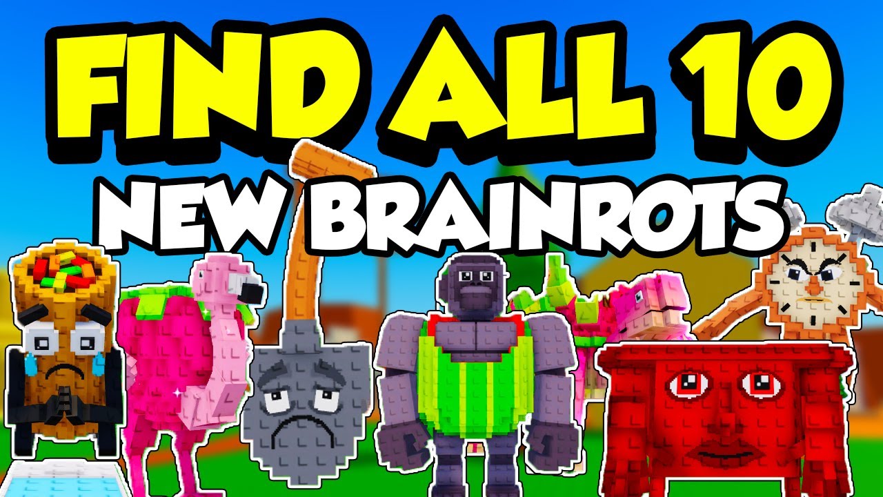 HOW TO FIND ALL 10 *NEW* BRAINROT MORPHS | Roblox Collect Brainrot ...