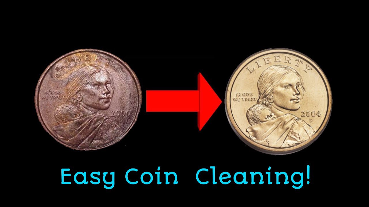 Easy way to clean Coins! - YouTube