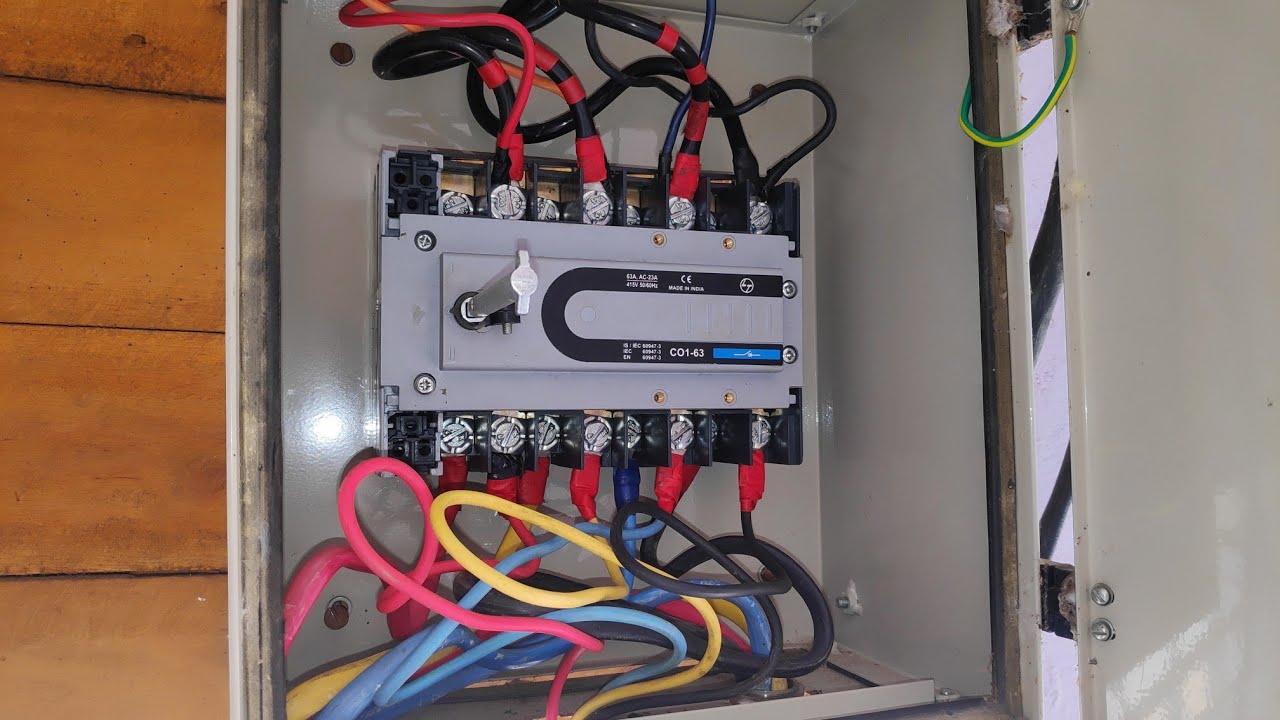 #Electricalstamiltceh #EBtoDG EB to DG changeover switch - YouTube