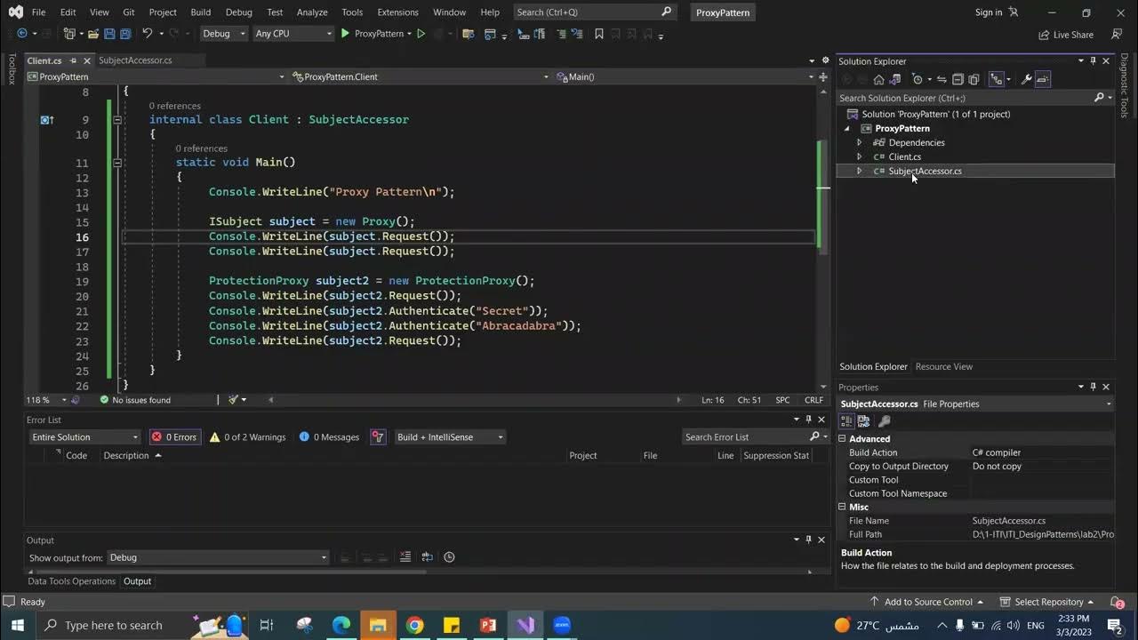 Structural Design Patterns : Proxy pattern - YouTube