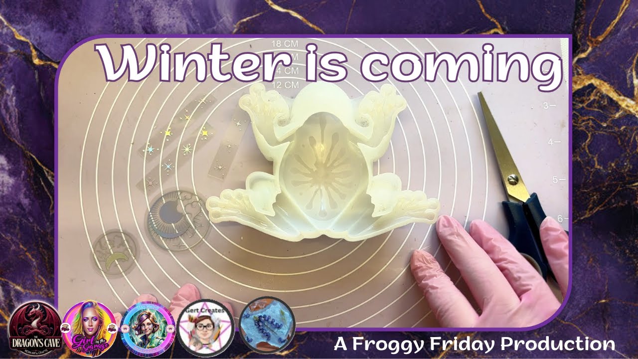 Super sparkly winter froggy! A #froggyfriday video, with ...
