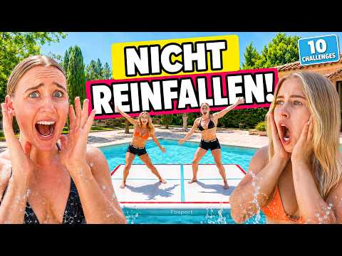 AIRTRACK CHALLENGES AUF DEM POOL!😱💦