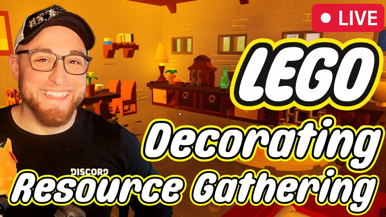 Lego Fortnite Decorating, Resource Collecting and Crafting - YouTube
