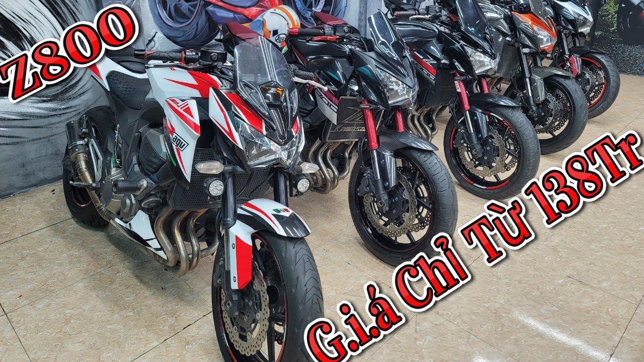 Kawasaki Z800 Về Full Sh0p | Tài Pô Độ | O947.22.1234 ( B.á.n Xe ...