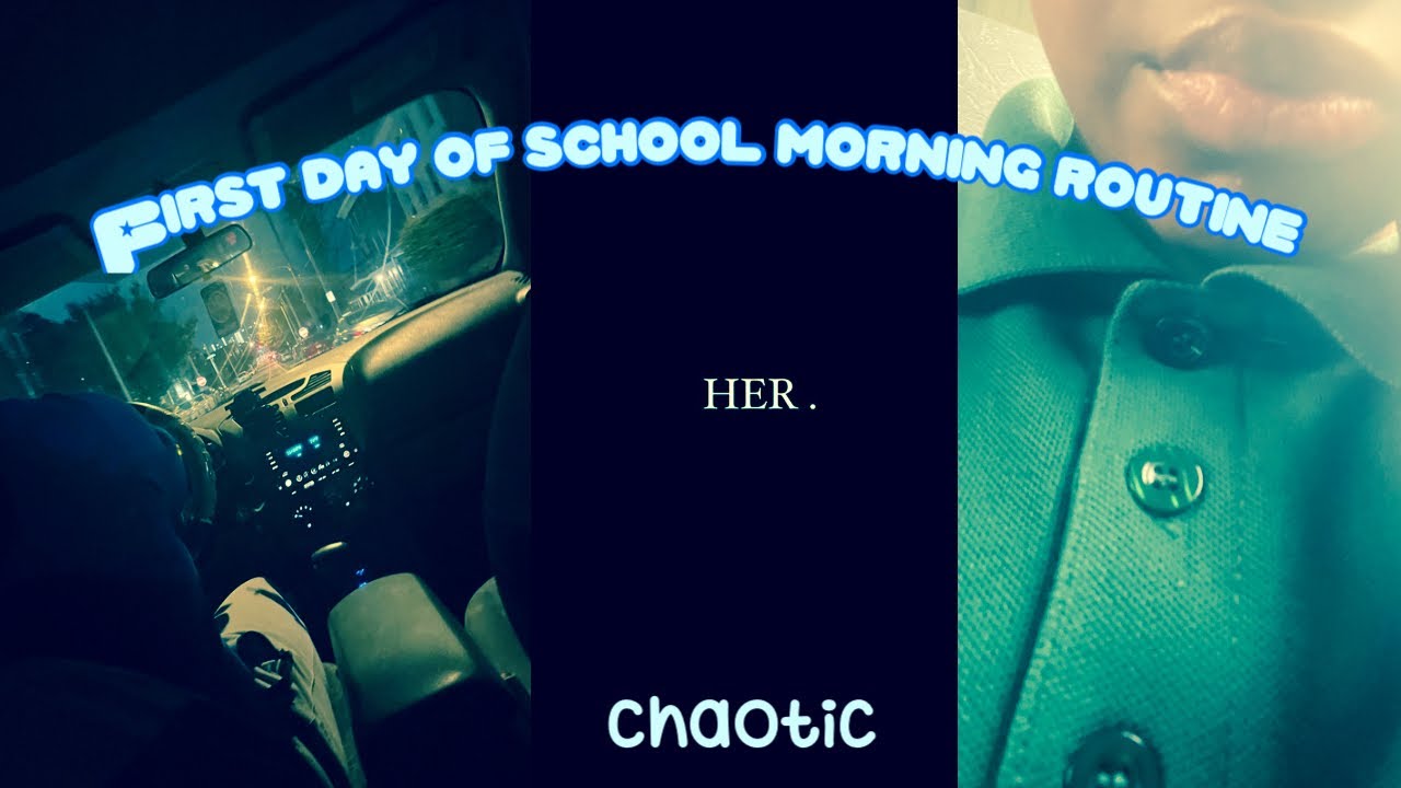 First day of school morning routine🤍⭐️🎧🥗|| chaotic || w/ryleigh - YouTube