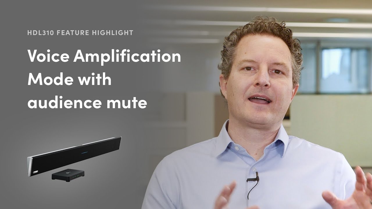 HDL310 Voice Amplification Mode: Give your in-room audio a boost - YouTube