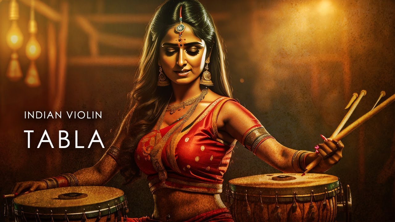 Best Indian Instrumental Tabla Music with Emotional Violin BGM ...