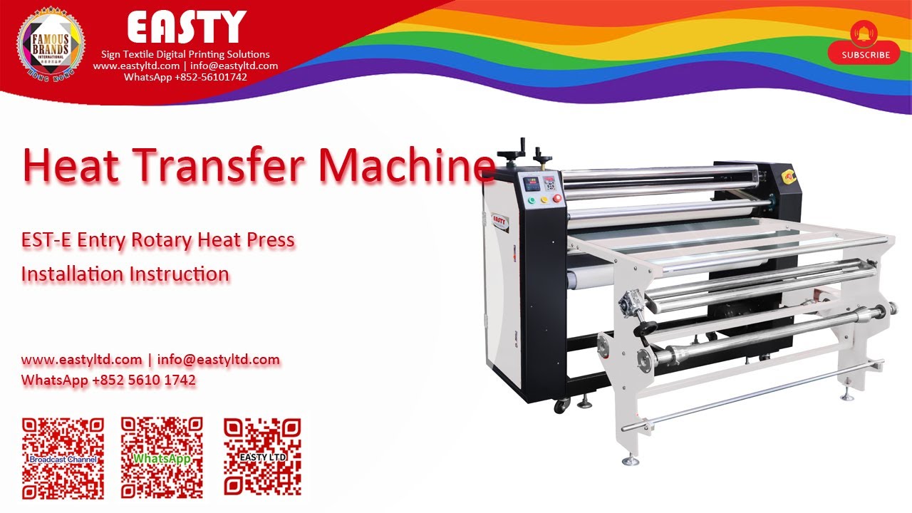 Calendar Heat Press | Heat Transfer Machine for textile | Easty EST-E ...