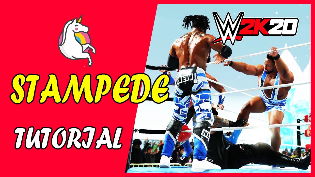 WWE 2K20 - How to Perform UNICORN STAMPEDE? - YouTube