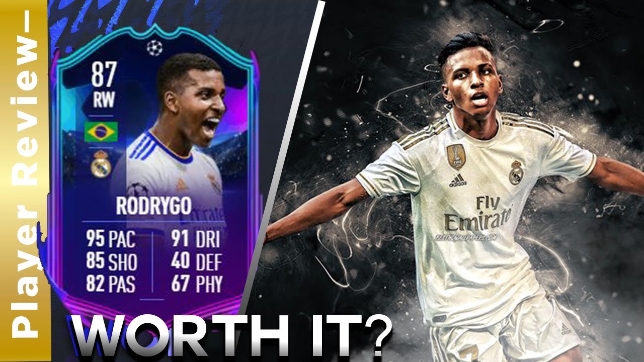 END GAME CARD!! INSANE 87 Rated RTTK RODRYGO Player Review! FIFA 22 ...