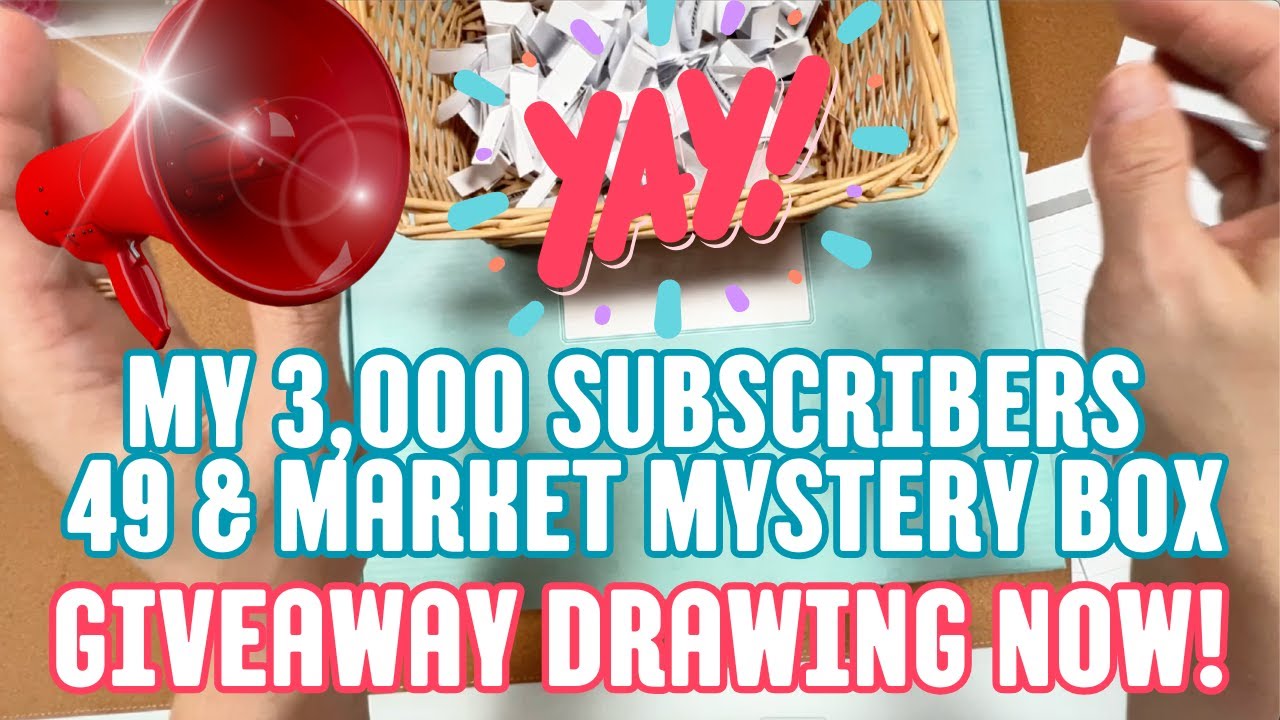 YAY! Who Won the 49 & Market Mystery Box? Giveaway Drawing NOW! - YouTube