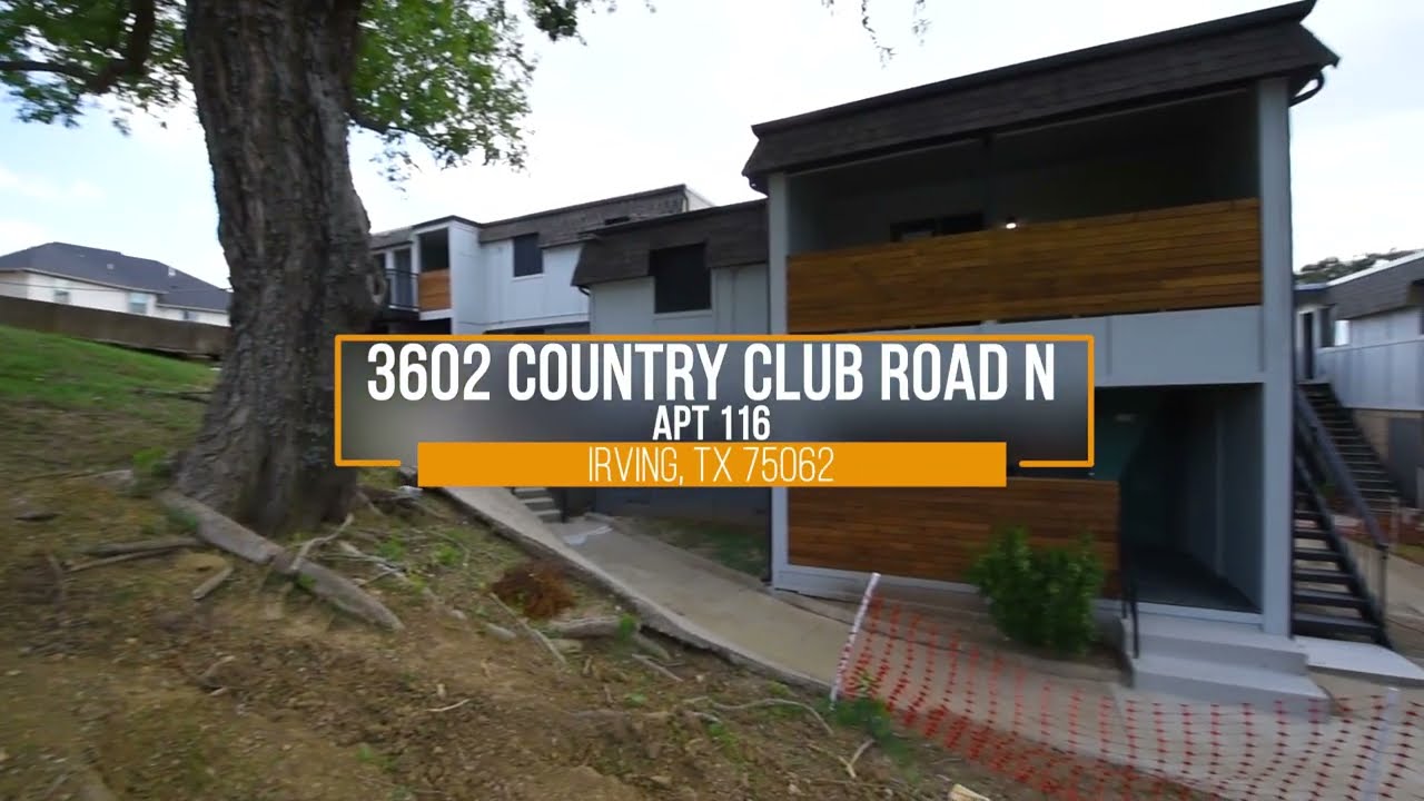 3602 Country Club Road N, apt 116, Irving, 75062 - YouTube