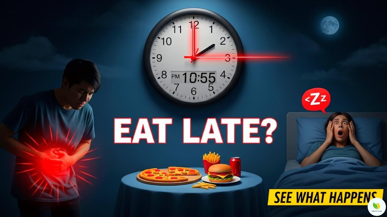 Healthy Living : What Happens If You Eat Late at Night - YouTube