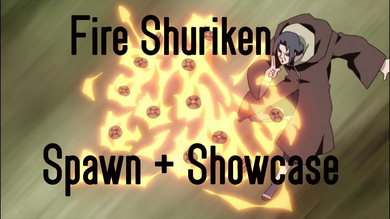 Fire Shuriken Spawn + Showcase // Shindo Life - YouTube
