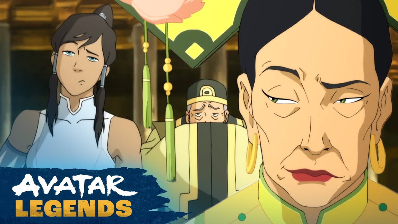 Korra Meets the Earth Queen | A Closer Look at The Legend of Korra ...