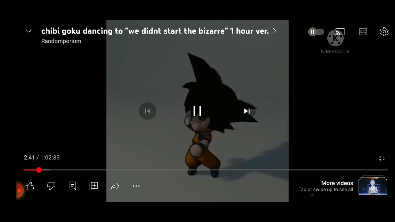 mini goku dancing - YouTube