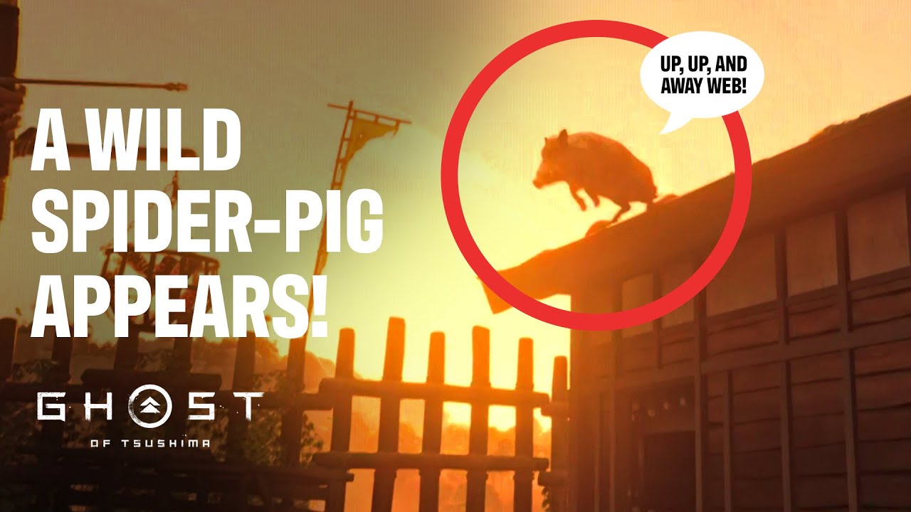 A wild Spider-Pig appears. A Jin Surprise! – Ghost of Tsushima - YouTube