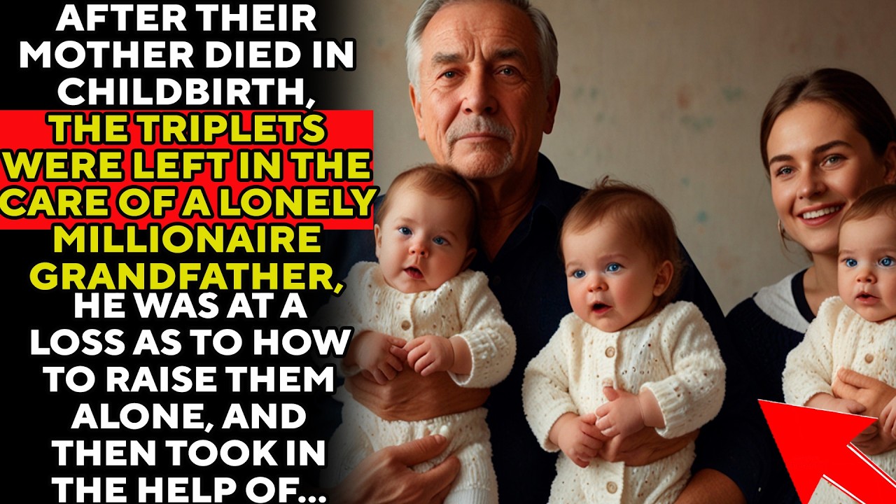After their mother died in childbirth, the triplets were left in the ...