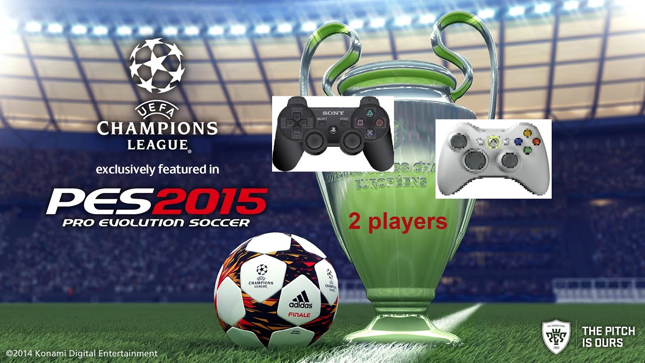 HOW TO PLAY {PES 2015} 2 PLAYERS EASY {PS3 XBOX 360 GAMEPAD JOYSTICK ...
