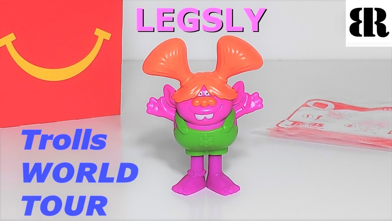 McDonald's Happy Meal Toy 2020 DreamWorks Trolls WORLD TOUR Legsly ...