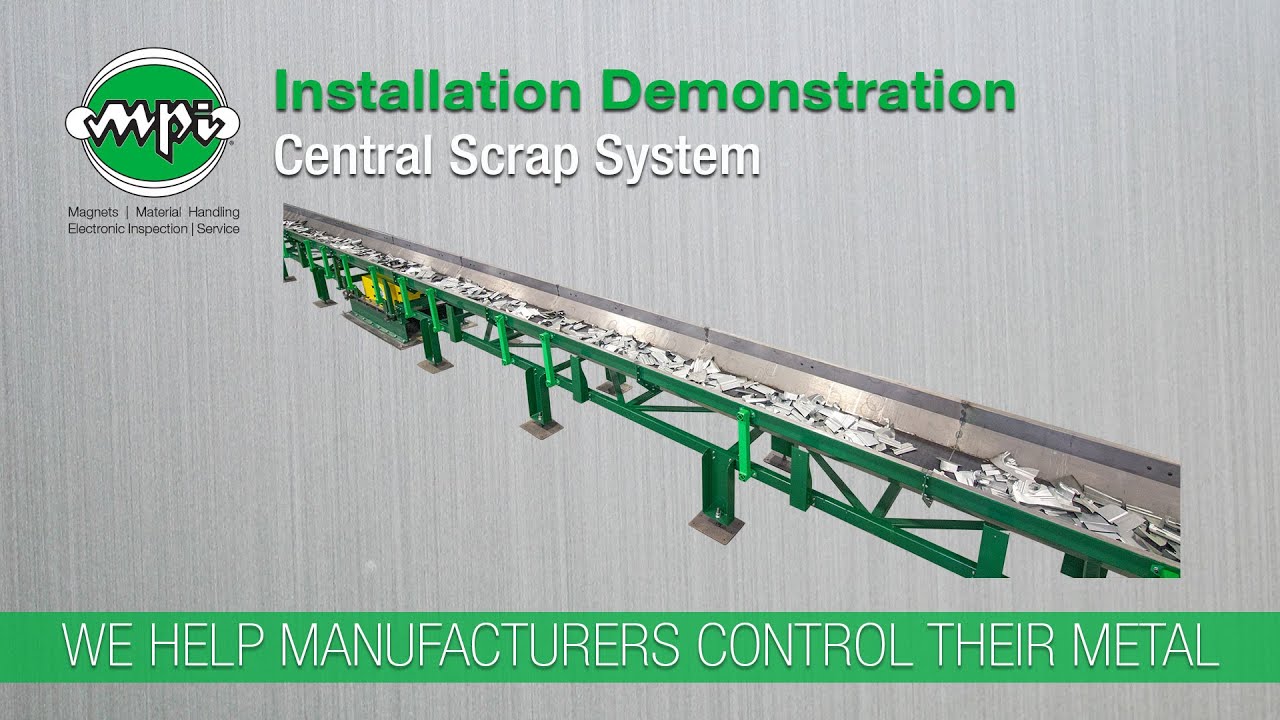 Convey Industrial Scrap Material Using MPI’S Electric Scrap Shaker ...