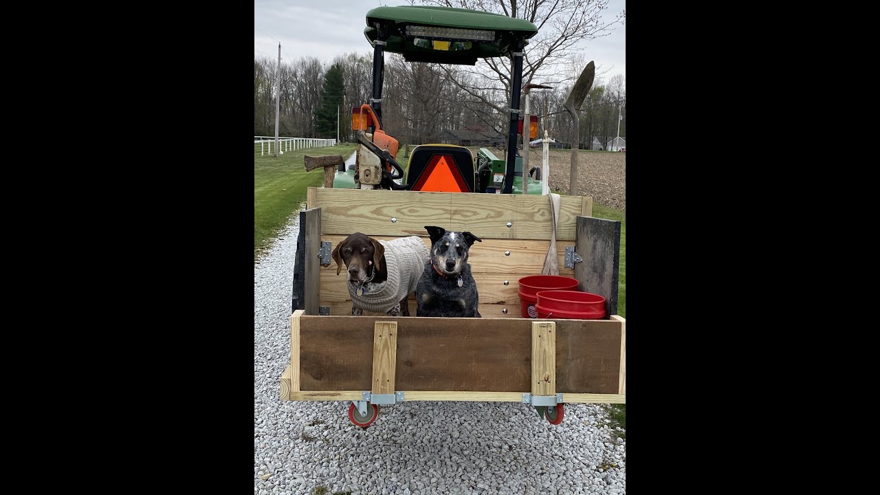 Tractor 3 point Carry All, Customized to be handy to have around. - YouTube