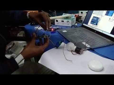 home light control by ultrasonic sensor arduino project#arduinolover #viralvideo - YouTube