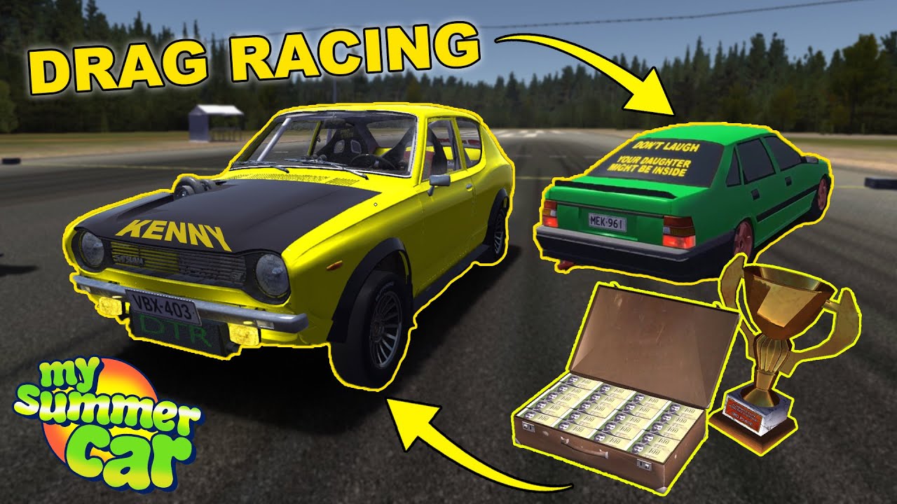 First Drag Race on Turbo Satsuma! | My Summer Car #38 - YouTube