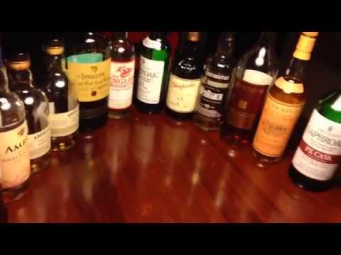 SINGLE MALT WHISKY TASTING LAPHROAIG GLENMORANGIE BENRIACH GLENFARCLAS ABERLOUR SINGLETON DUFFTOWN